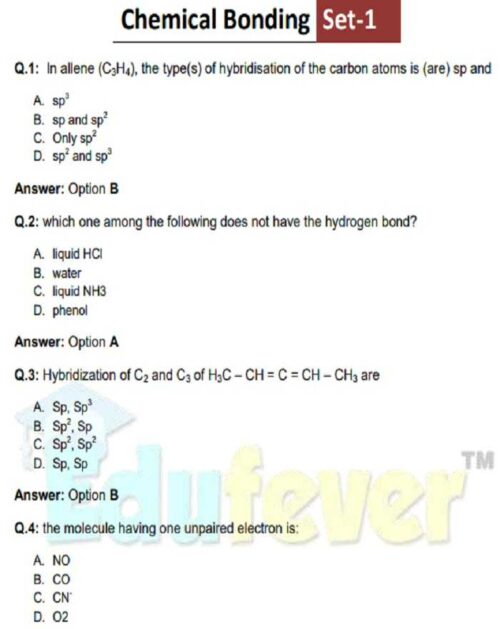 Chemistry: Chemical Bonding MCQ eBook