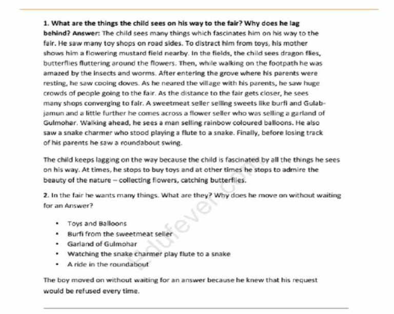 CBSE Class 9th English Moments NCERT Solutions in PDF