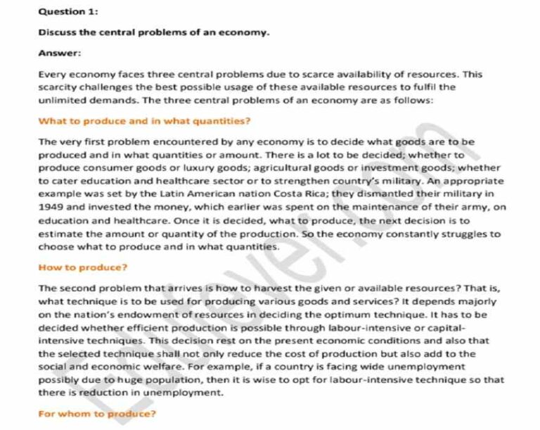 Class 11th Introductory Microeconomics NCERT Solutions