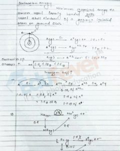 Ionisation Energy Hand Written Notes for JEE Mains & NEET