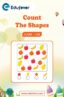 Class LKG - Count The Shapes Worksheets in PDF For Kindergarten