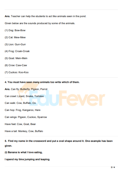 CBSE Class 3 EVS Looking Around NCERT Solutions