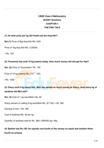 CBSE Class 5 Math Magic NCERT Solutions