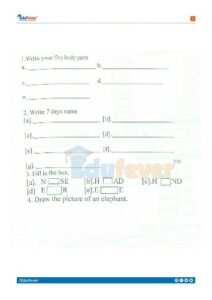 CBSE Class 1 EVS Question Bank in PDF