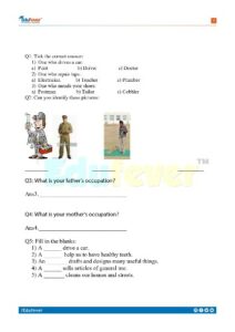 CBSE Class 1 EVS Worksheet in PDF