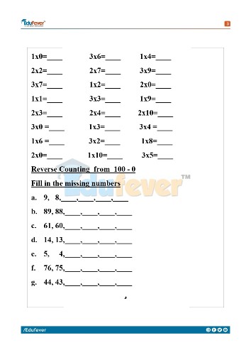 CBSE Class 1 Maths Sample Paper In PDF