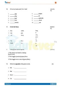 Free Download CBSE Class 2 English Sample Paper in PDF