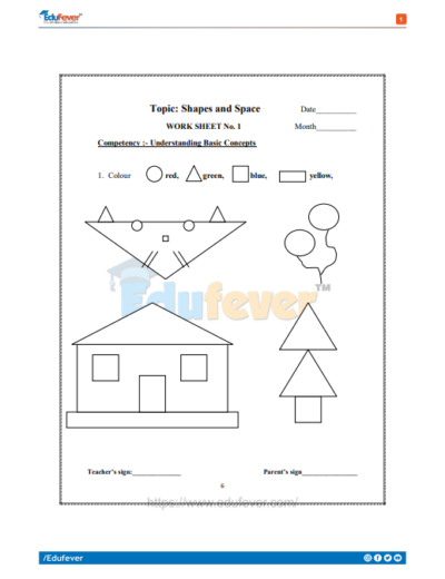 CBSE Class 1 Maths Question Bank in PDF