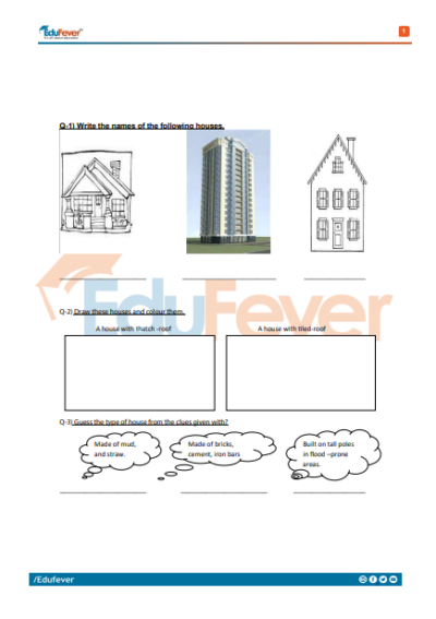 CBSE Class 3 EVS Activity Worksheet in PDF