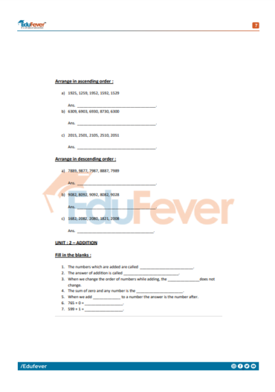 CBSE Class 3 Maths Question Bank