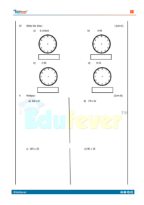 CBSE Class 3 Maths Sample Paper