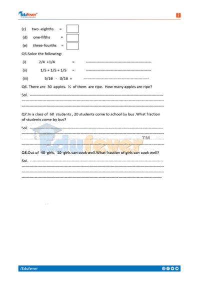 CBSE Class 4 Maths Worksheets in PDF