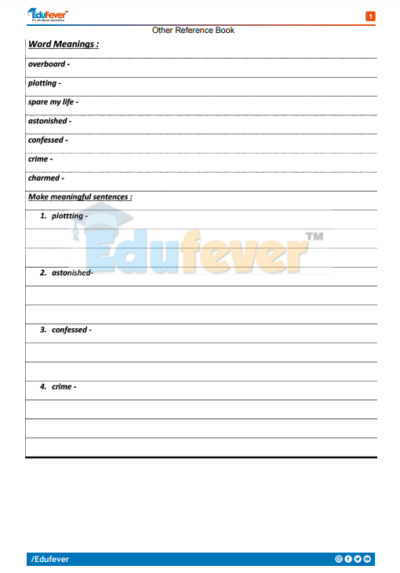 CBSE Class 5 English Printable Worksheets in PDF