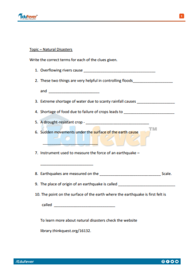 CBSE Class 5 Social Science Printable Worksheet