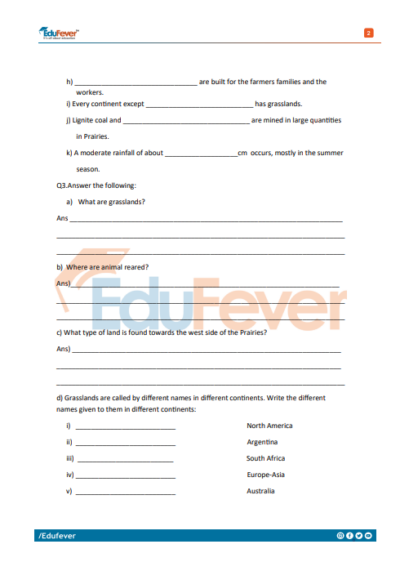 CBSE Class 5 Social Science Activity Worksheet
