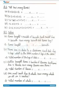 CBSE Class 3 Math How Many Time Worksheet with Solutions