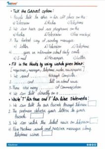 CBSE Class 2 EVS Means Of Communication Worksheet with solutions