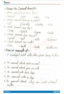 CBSE Class 3 EVS Poonam's Day Out Worksheet with Solutions