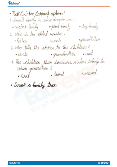 CBSE Class 3 EVS Our First School Worksheet with Solutions