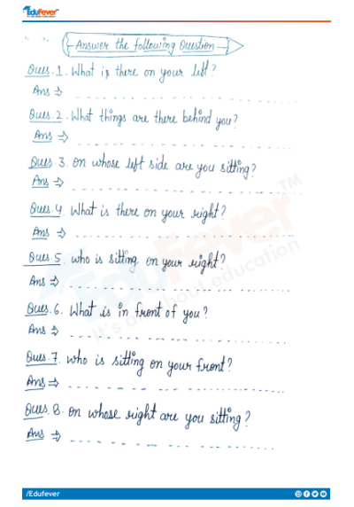 CBSE Class 3 EVS Left-Right Worksheet with Solutions