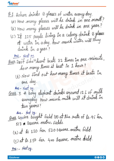 CBSE Class 5 Math Ways to Multiply and Divide Worksheet With Solutions