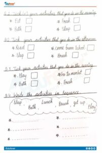 Class 1 Math Time Worksheet with Solution