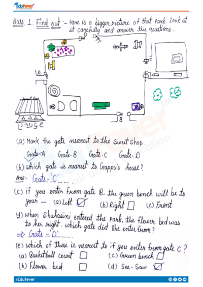 CBSE Class 4 Math The Way The World Looks Worksheet with Solutions