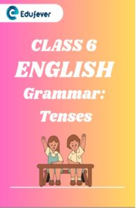 CBSE Class 6 English Grammar Tenses Worksheets - Edufever Shop
