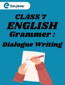 CBSE Class 7 English Dialogue Writing PDF