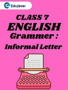 CBSE Class 7 Informal Letter PDF