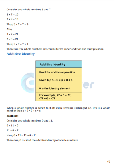 Class 6 Maths Chapter 6 Integers Worksheets
