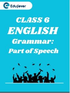CBSE class 6 English Grammar Parts of Speech Worksheets