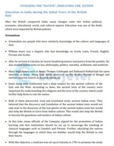 Class 8 History Chapter 6 Questions and Answers PDF