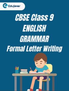 CBSE Class 9 English Formal Letter Writing PDF
