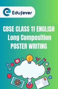 CBSE Class 11 English Poster Writing PDF